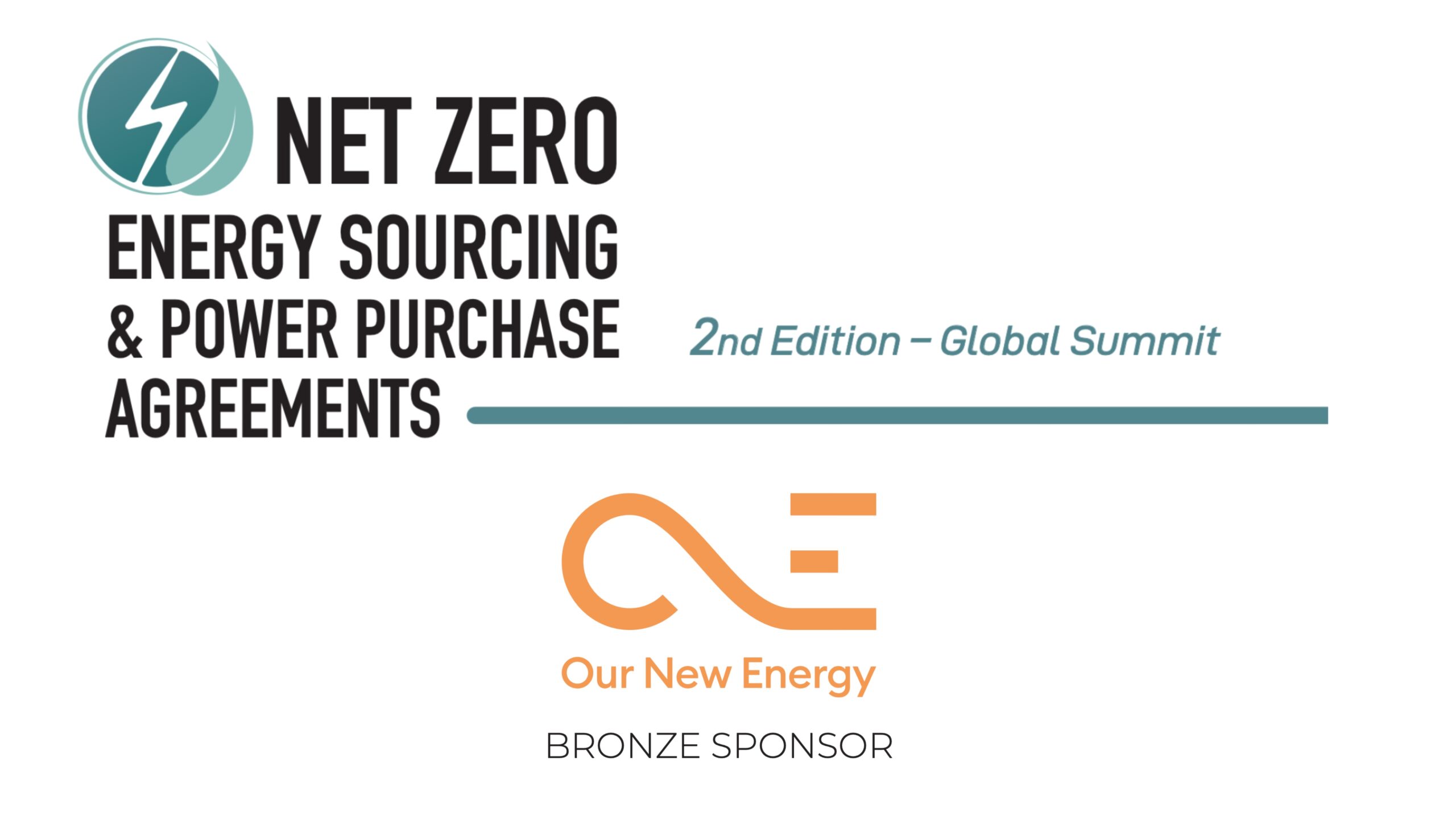 Our New Energy As Bronze Sponsor: 2nd Net Zero Energy Sourcing & Power ...