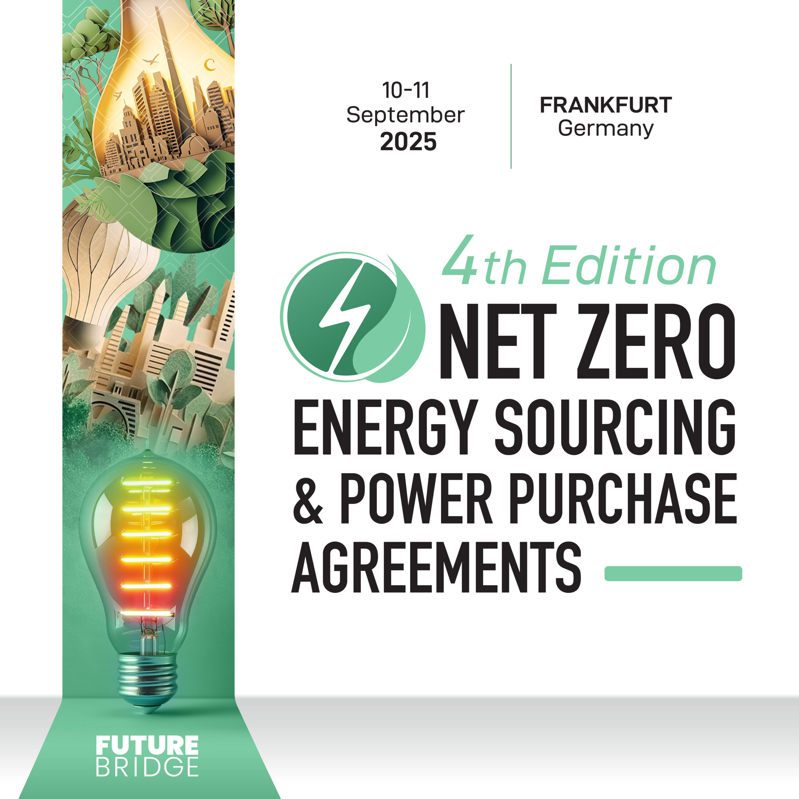 The 5th Net Zero Energy Sourcing and PPA Summit - Future Bridge NetZero Events